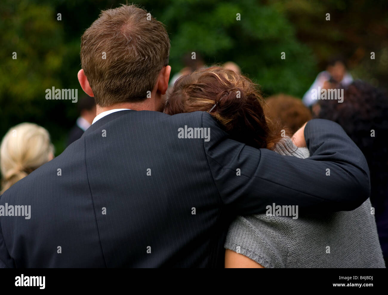 Couple support each other Stock Photo - Alamy