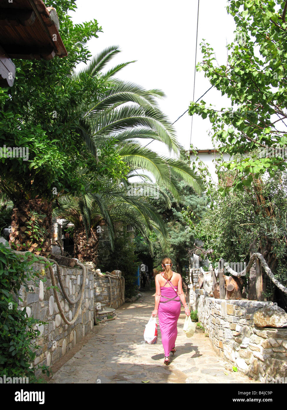GREECE. The Pelion Peninsula. The village of Damouchari Stock Photo - Alamy