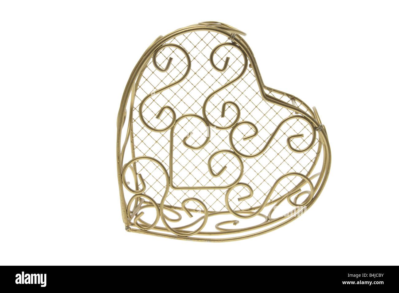 Heart-Shaped Metal Box Stock Photo - Alamy