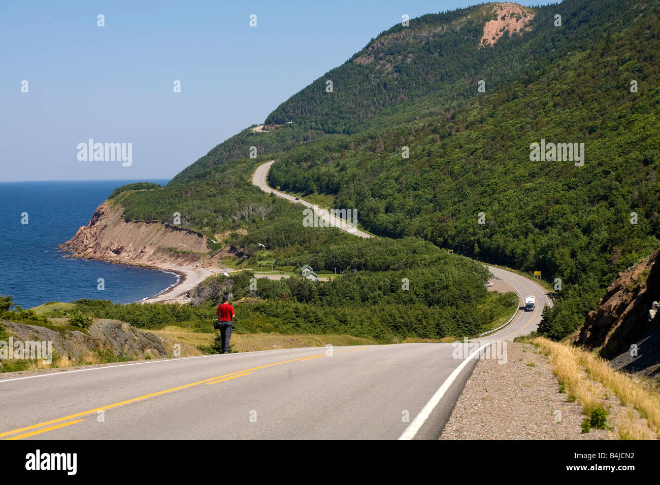 Canada's famous Cabot Trail in Cabot Breton,Nova Scotia, Canada Stock Photo - Alamy