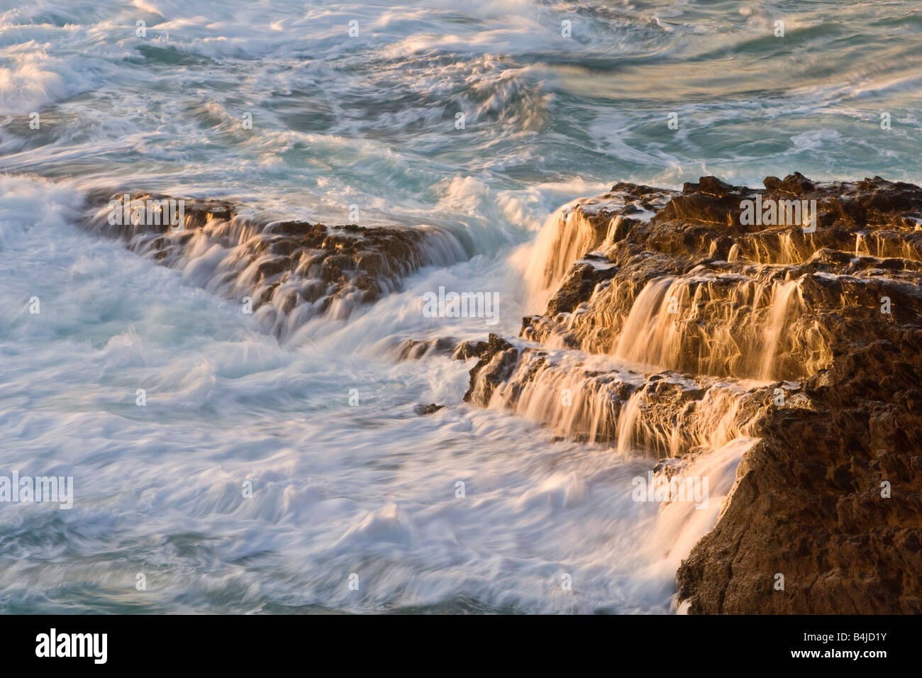 A beautiful cliff in the sunset at summer Stock Photo - Alamy