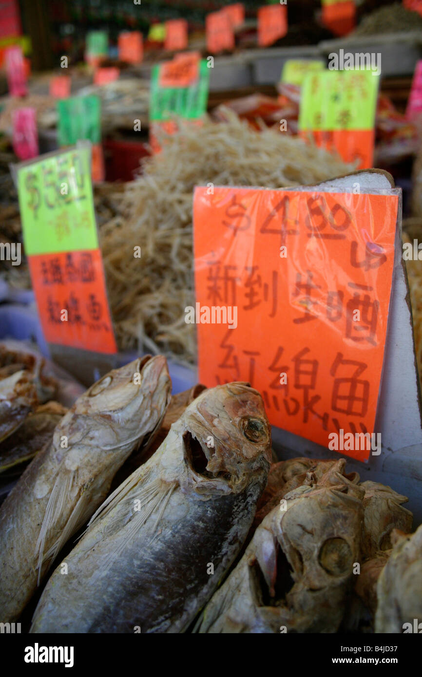 Dried Fish In Market Stock Photo - Alamy