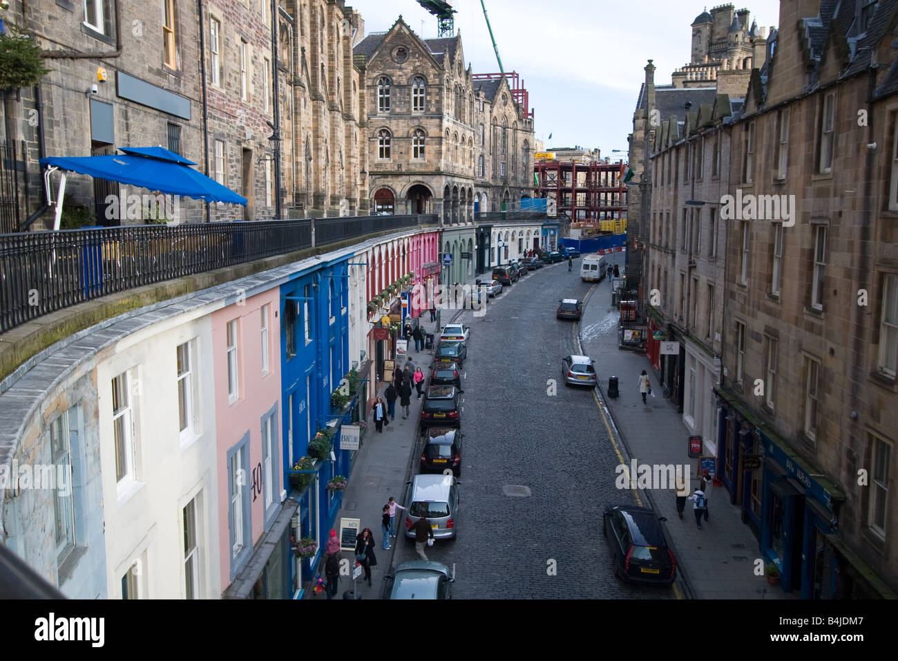 Edinburgh Street Life Stock Photo - Alamy