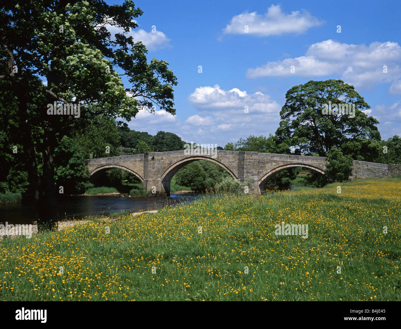 Barden Bridge, Wharfedale, Yorkshire Dales Stock Photo - Alamy
