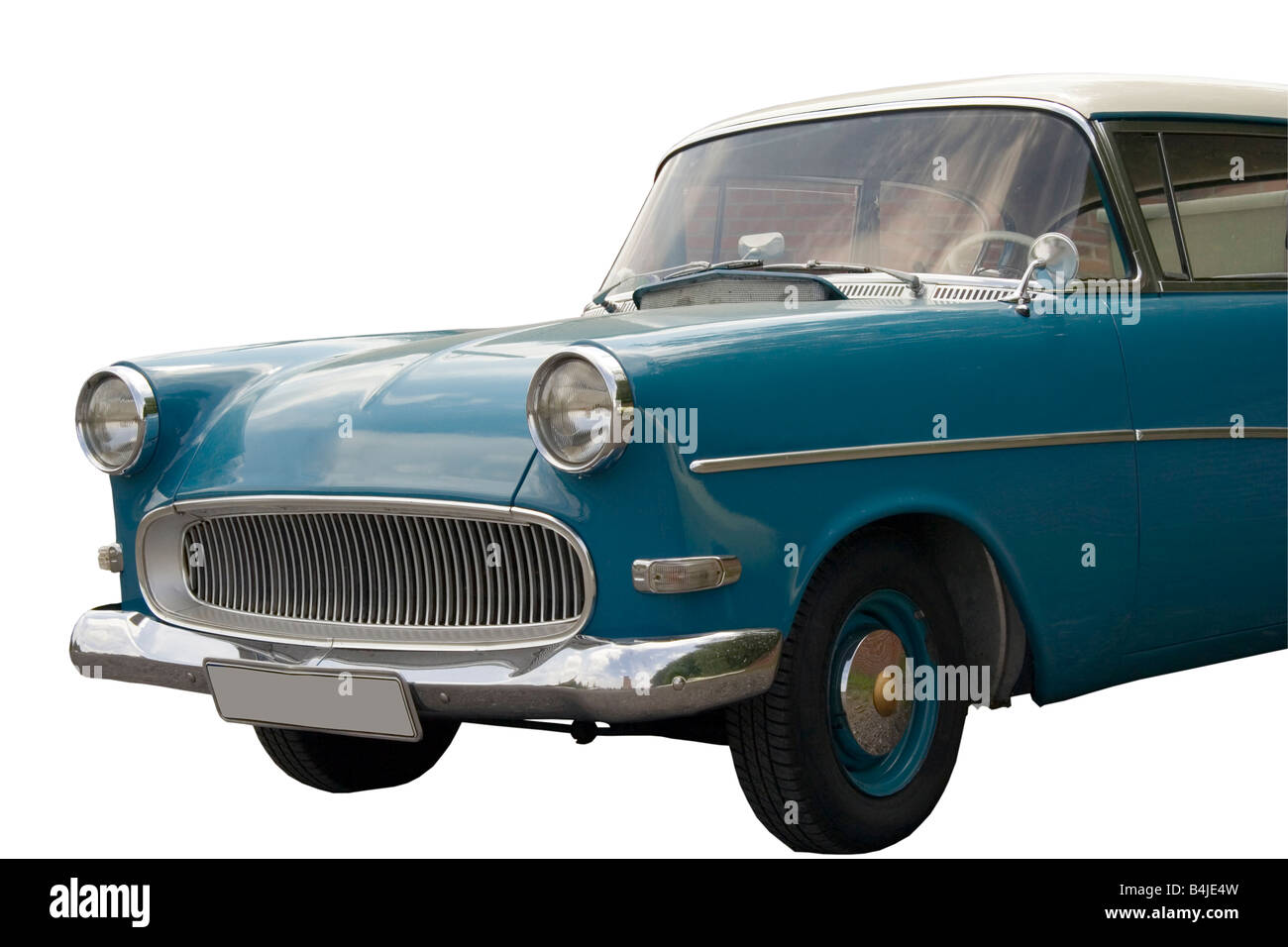 Vintage German Car - Opel Rekord Stock Photo - Alamy