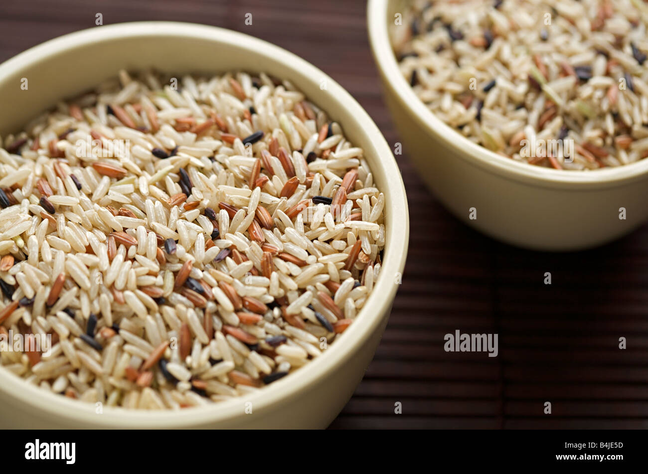 Mix of rice in bowls Stock Photo - Alamy