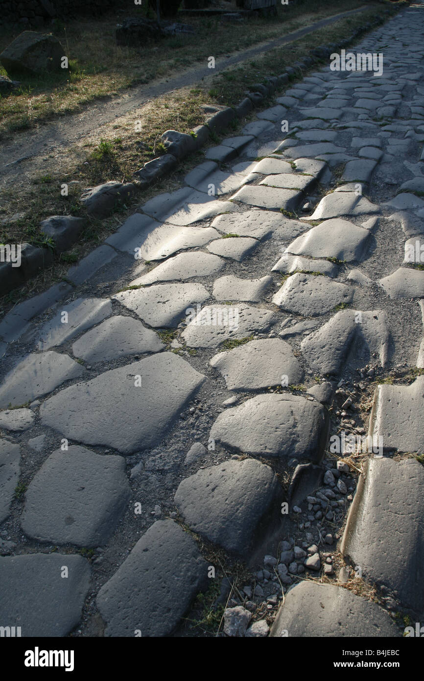 the ancient via appia antica roman road, rome Stock Photo - Alamy