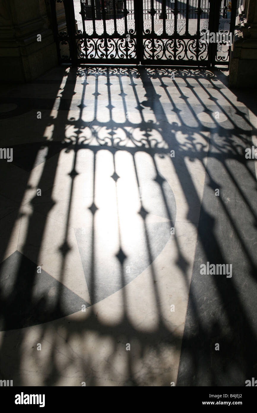 gate shadow st peters Rome Italy Stock Photo - Alamy