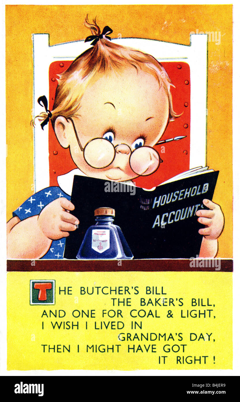 Bamforth postcard hi-res stock photography and images - Alamy