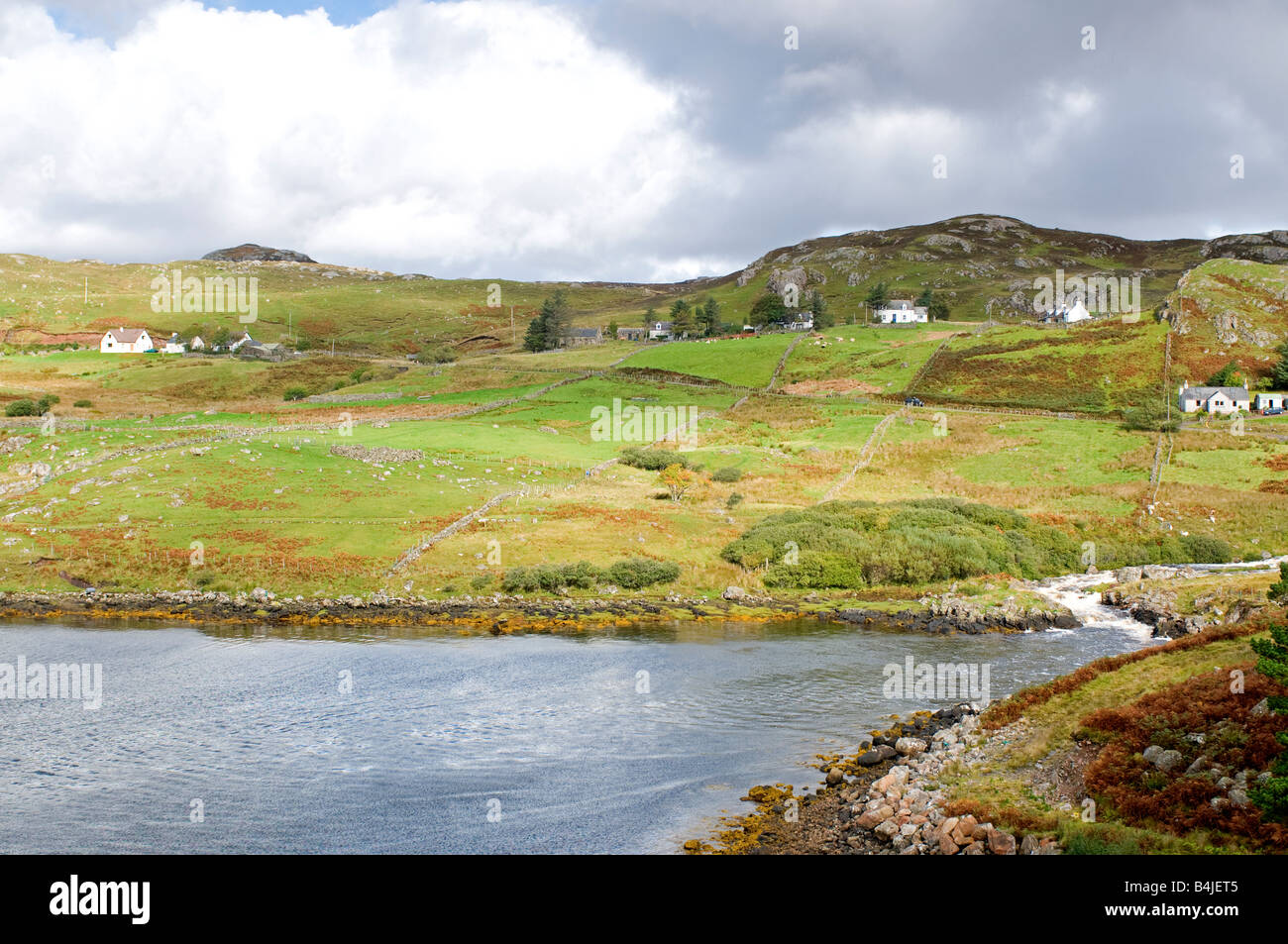 Scattered Crofting Communities above Loch Inchard, Riconich Sutherland ...