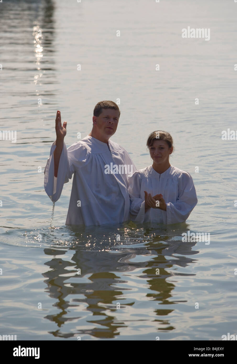 Baptist church baptism by immersion hi-res stock photography and images ...