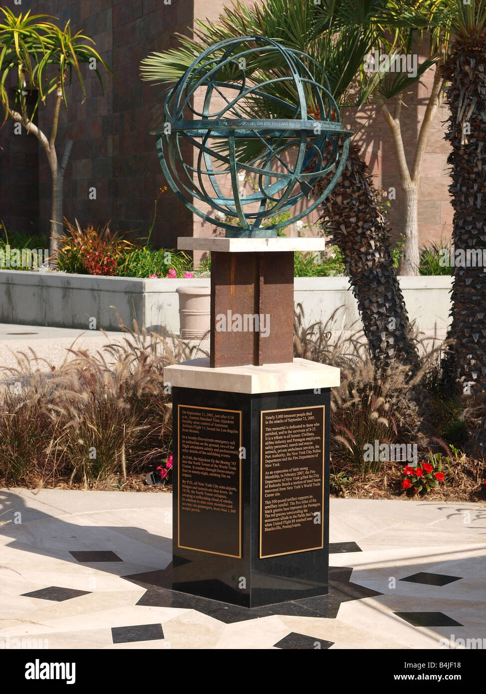 Memorial commemorating the attack on 9/11 Stock Photo - Alamy