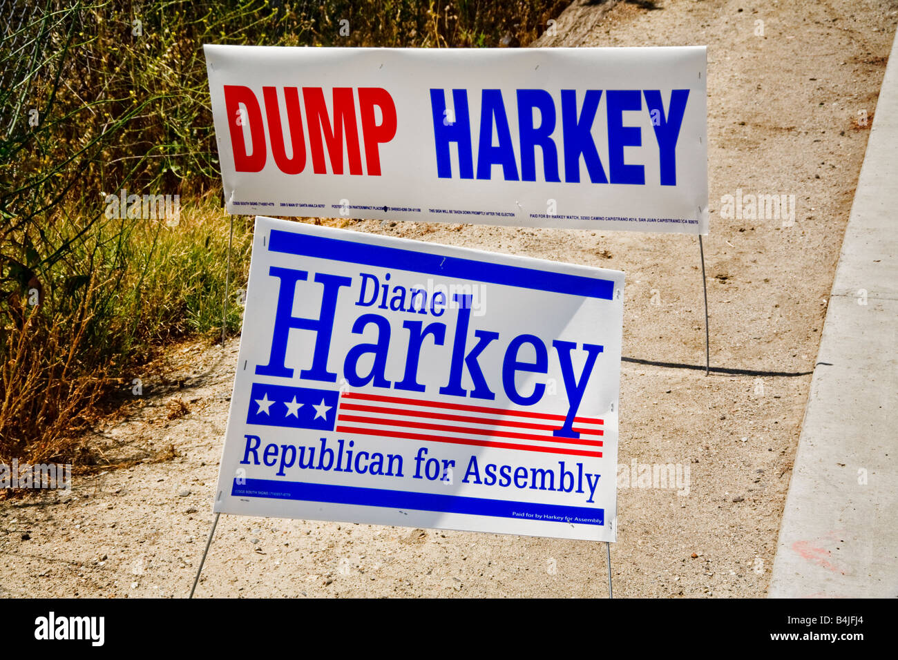 A local candidate s campaign sign in Laguna Niguel CA is ironically ...