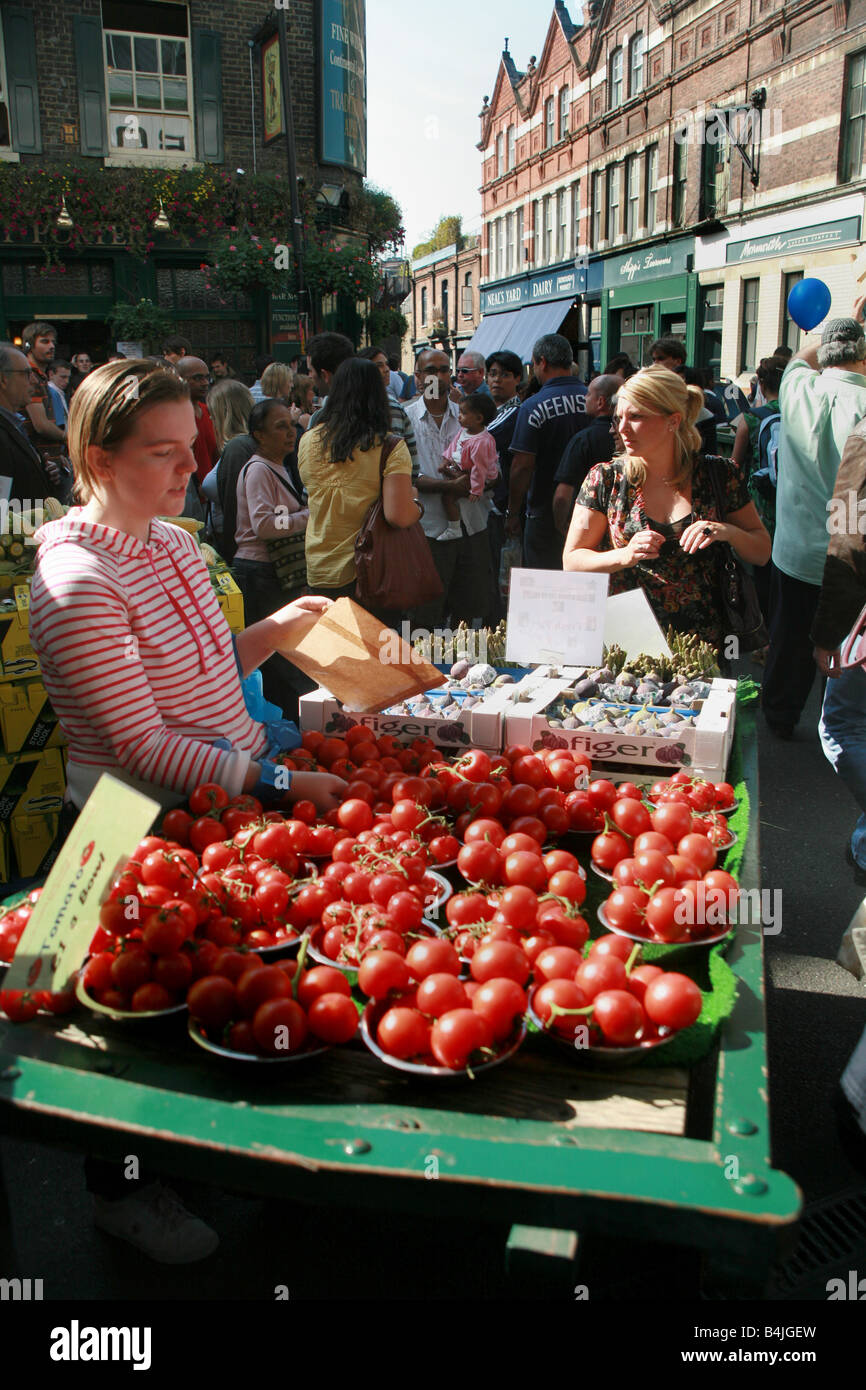 Fruit stall barrow vegetables hi-res stock photography and images - Alamy