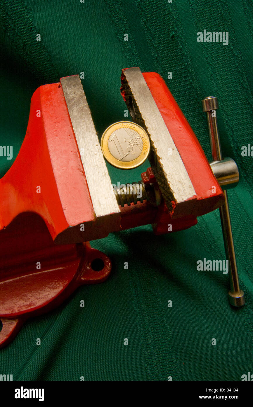 Squeezed money euro hi-res stock photography and images - Alamy