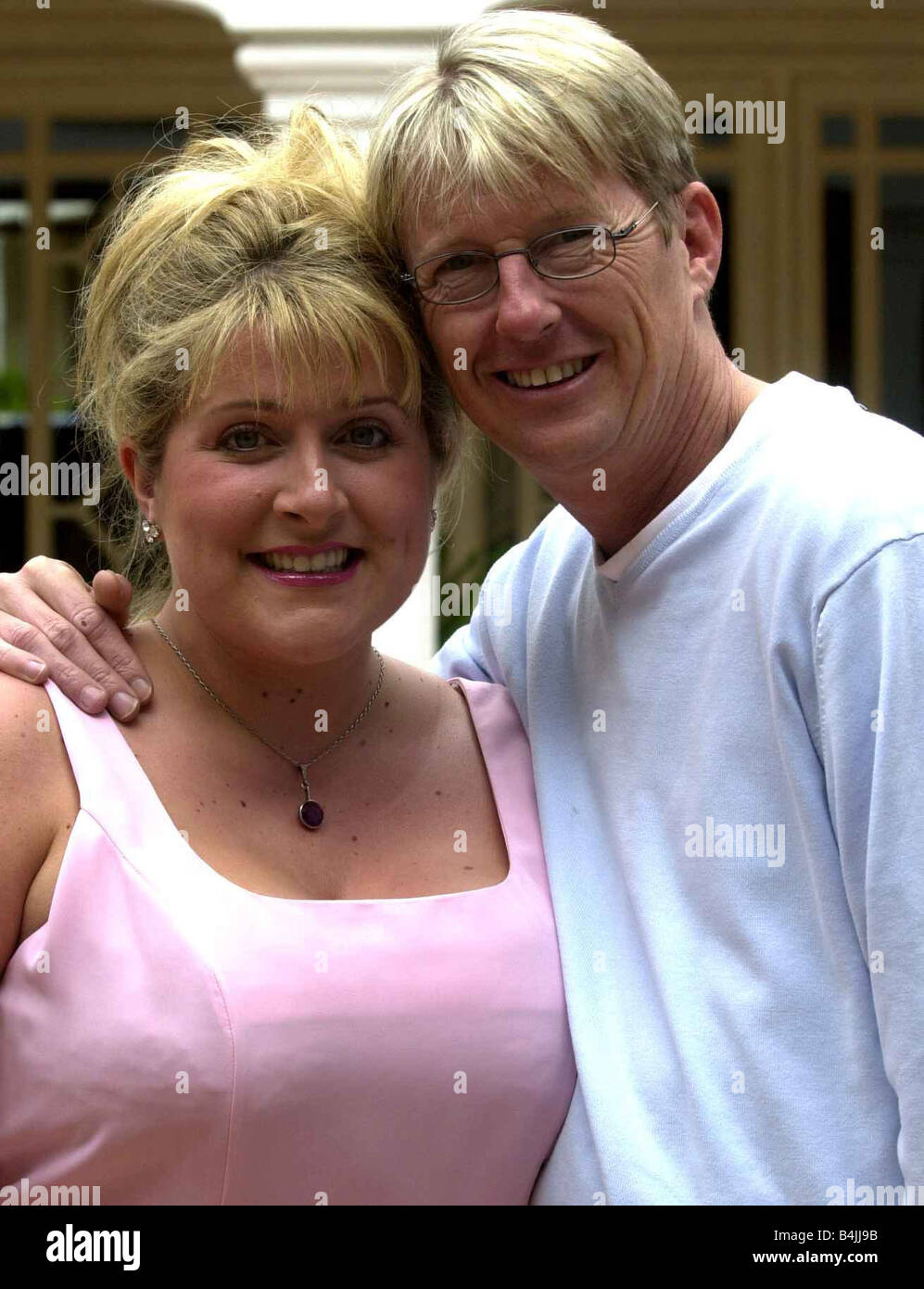 Claire and Kevin Kennedy March 2001 in Marbella Spain cuddling ...