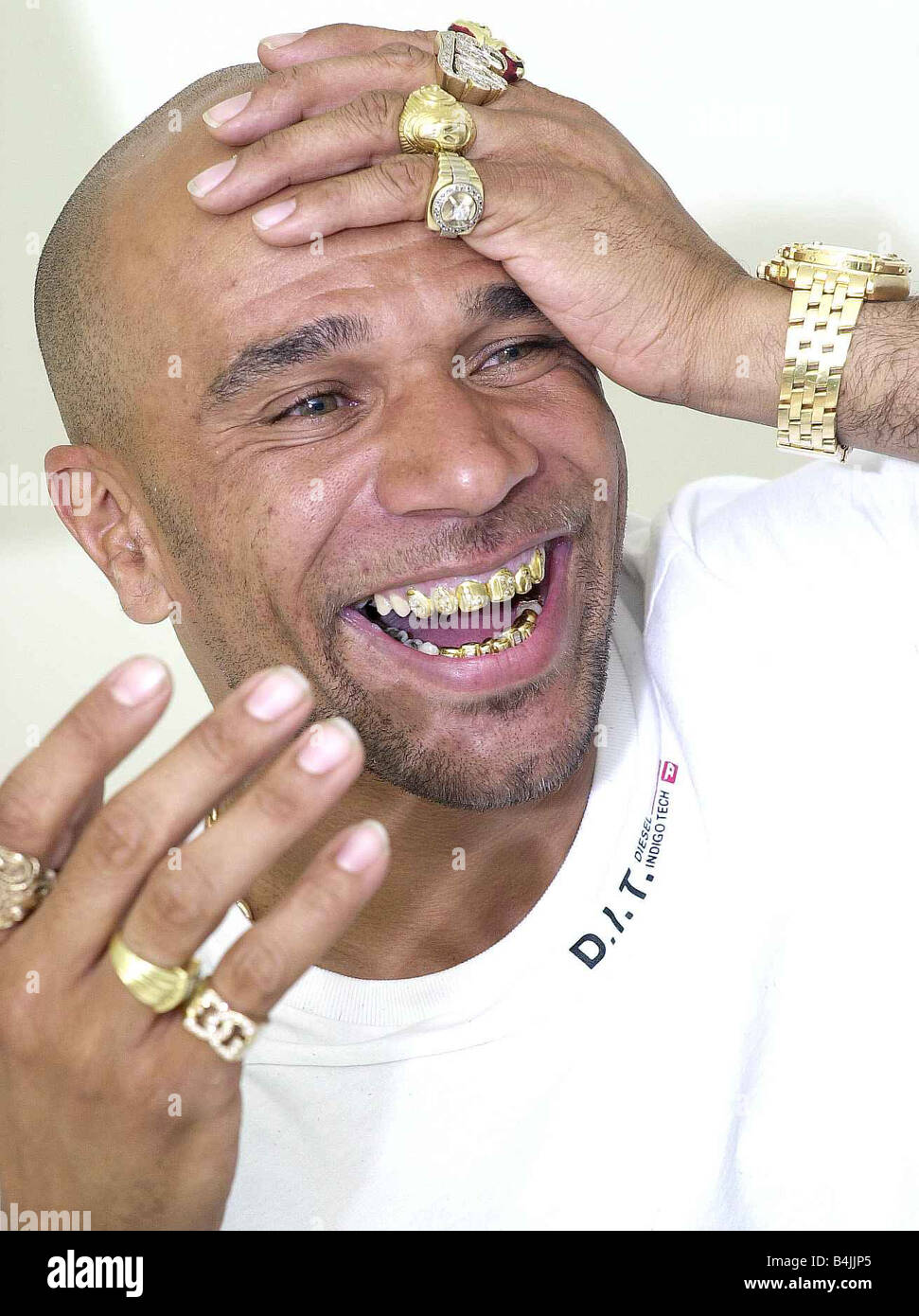 DJ actor musician Goldie August 2001 is currently appearing in the BBC ...