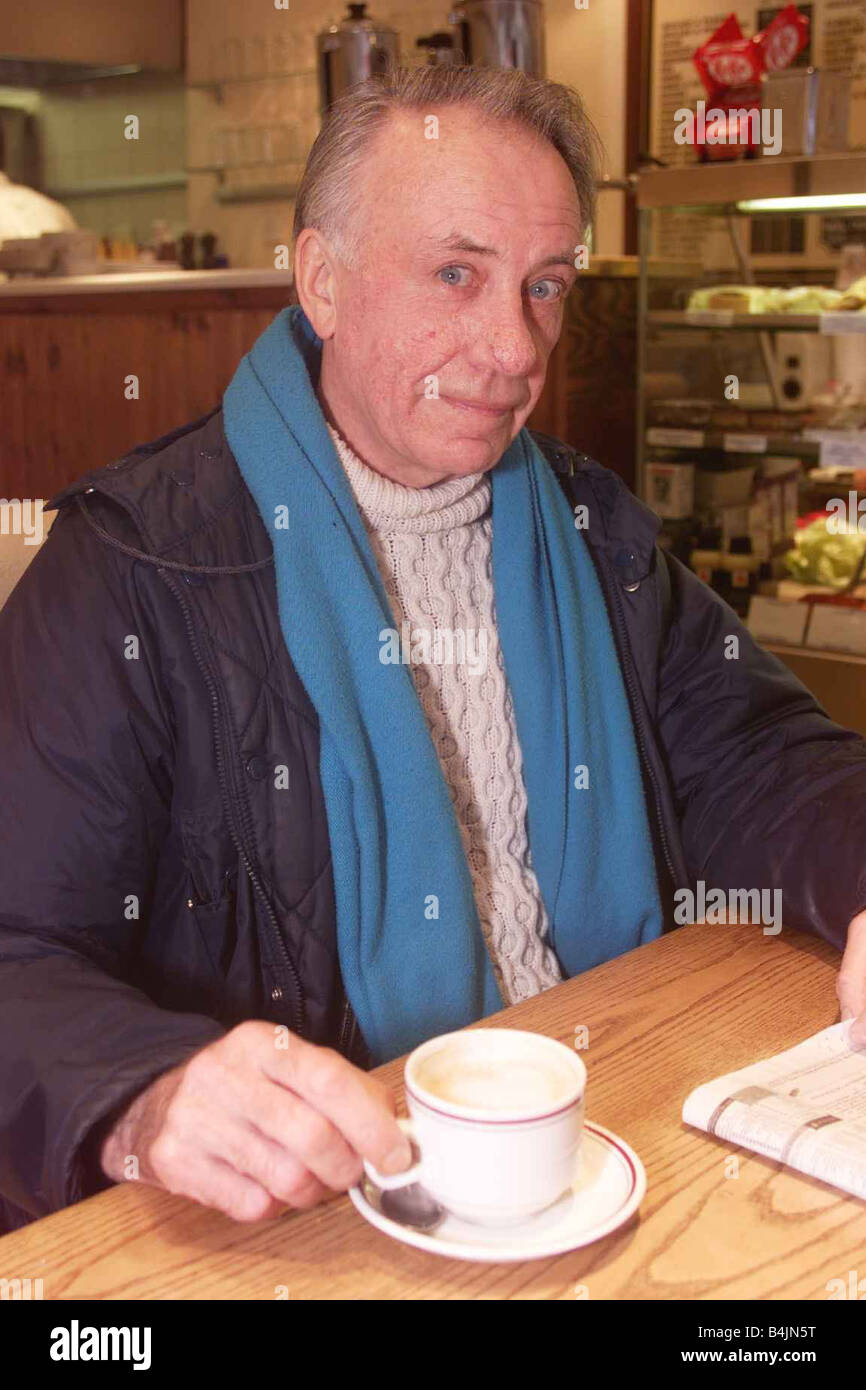 John Barcroft April 2002 Actor Forsyte Saga Feature Stock Photo - Alamy