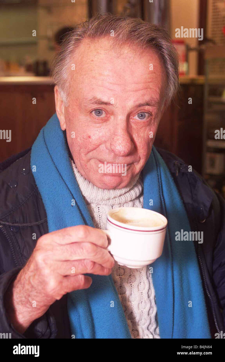 John Barcroft April 2002 Actor Forsyte Saga Feature Stock Photo - Alamy