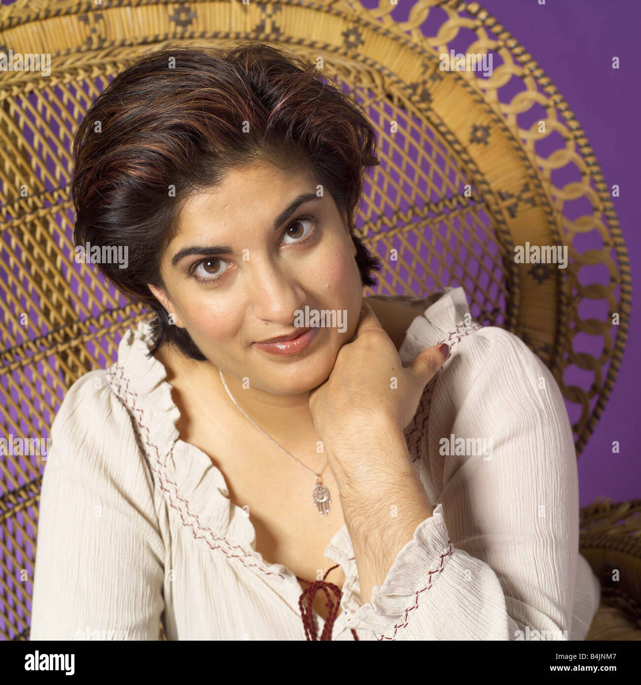 Mina Anwar June 2002 Actress Entertainment Portrait Smiling Studio Pix ...