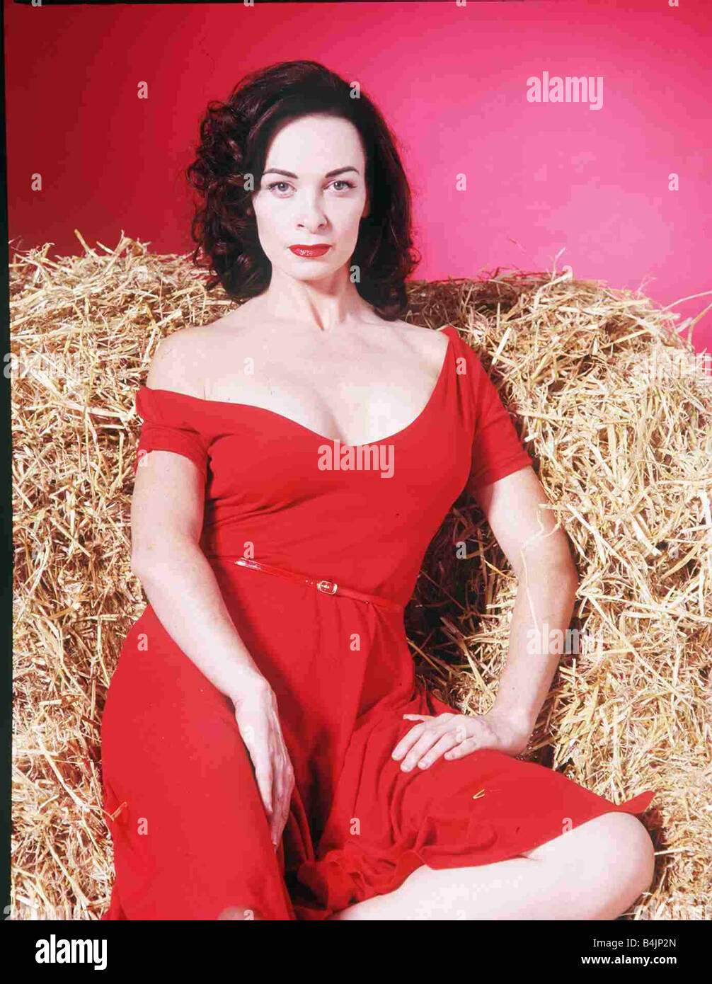 Samantha Robson August 2000 Actress Studio Makeover posed shot dressed as Jayne Russell Sam ...