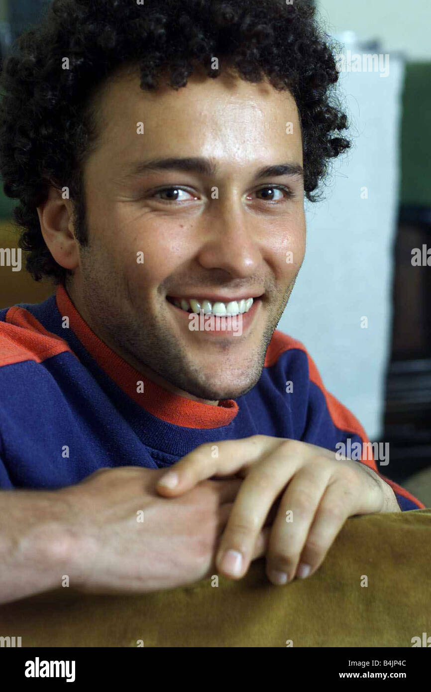 Actor Richard Mylan who stars in the BBC drama border cafe August 2000 ...