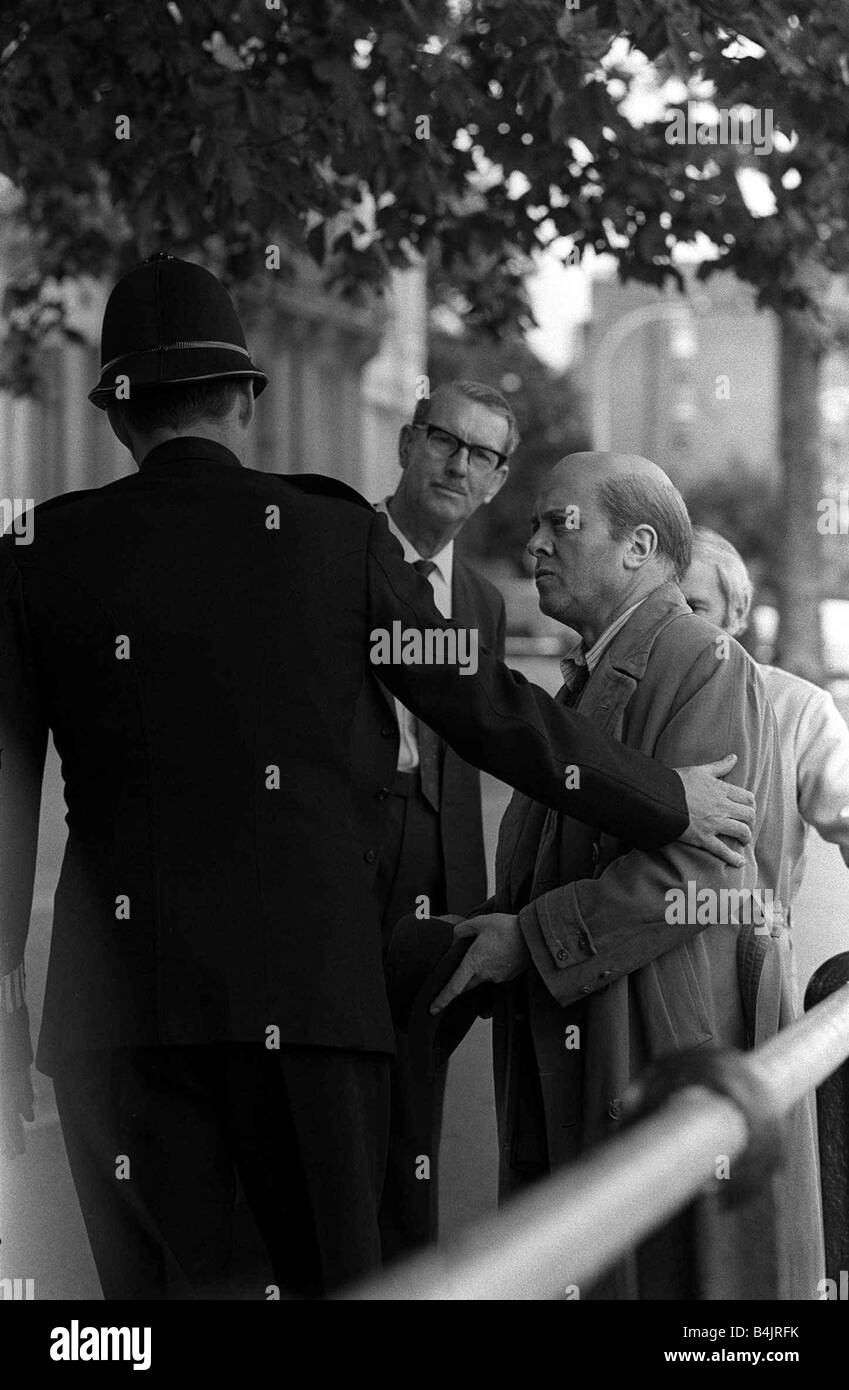 The filming of the Film 10 Rillington Place in London March 1970 ...