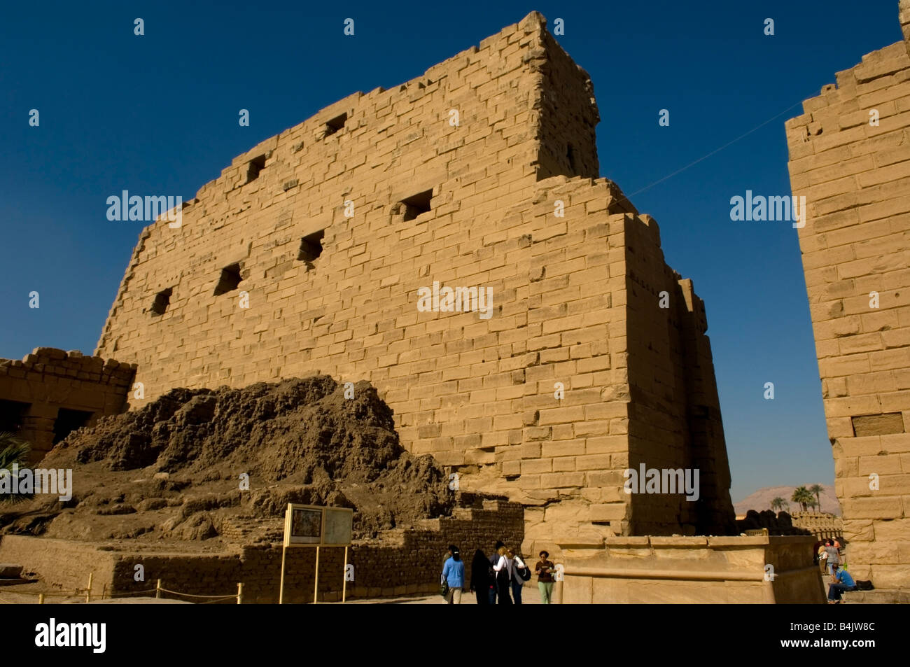 The first pylon, Karnak Temple Complex, UNESCO World Heritage Site ...