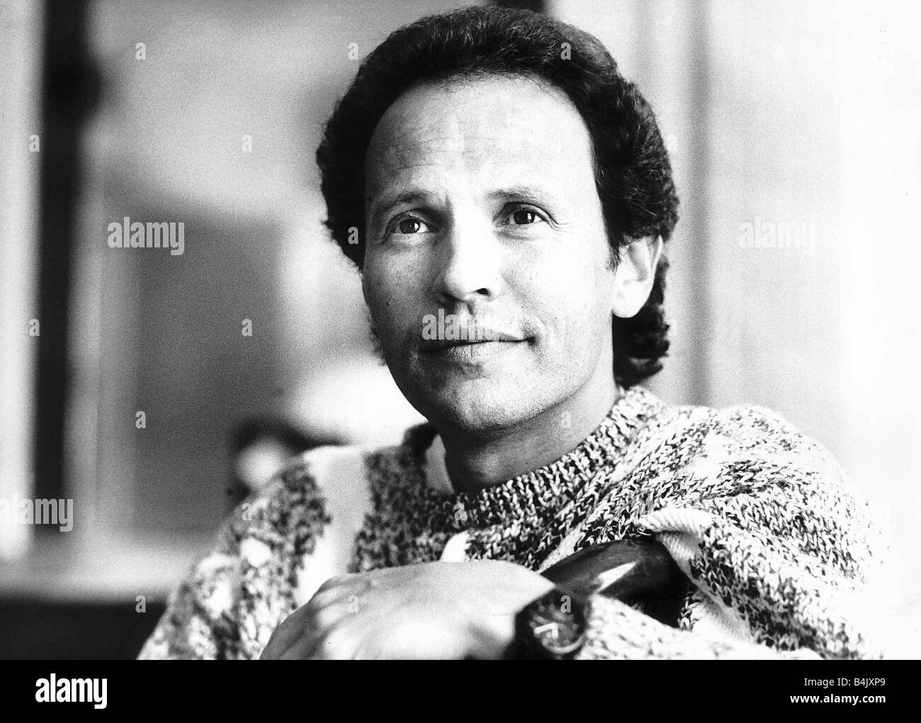 Billy Crystal actor April 1988 head shoulders picture taken at ...