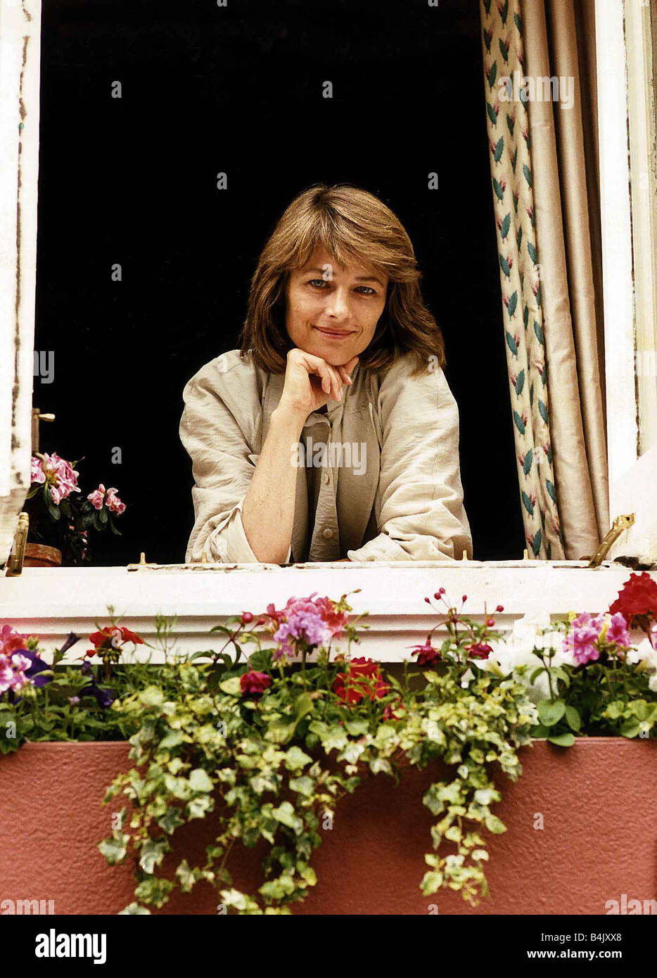 Charlotte Rampling actress June 1989 Dbase Stock Photo - Alamy