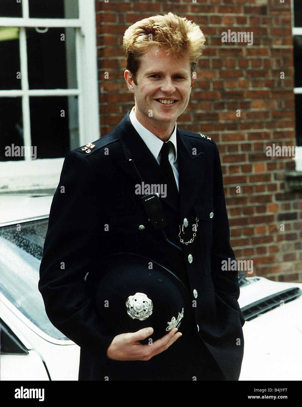 Mark Haddigan Actor on the set of police TV Programme The Bill ...