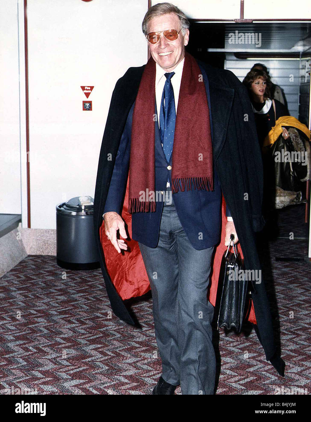 Charlton Heston actor September 1988 dbase Stock Photo - Alamy