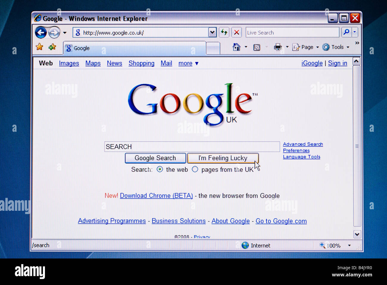 Google UK Website Screen And Logo Full Length With search Typed In Google UK Website Screen And Logo Full Length With search Typed In