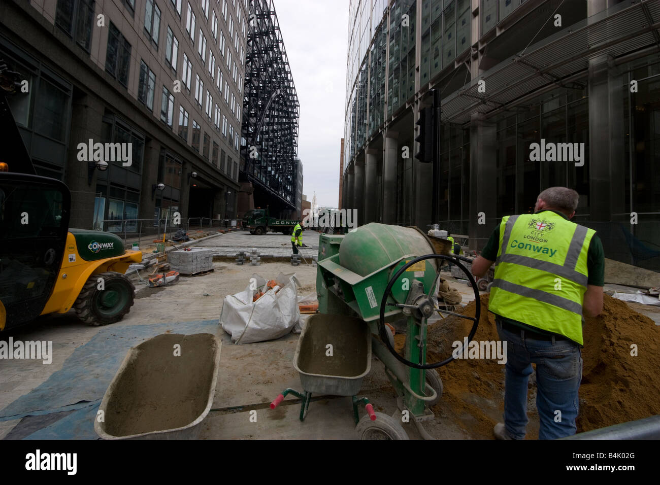 Pedestrianisation of Primrose Street City of London, between Broadgate ...