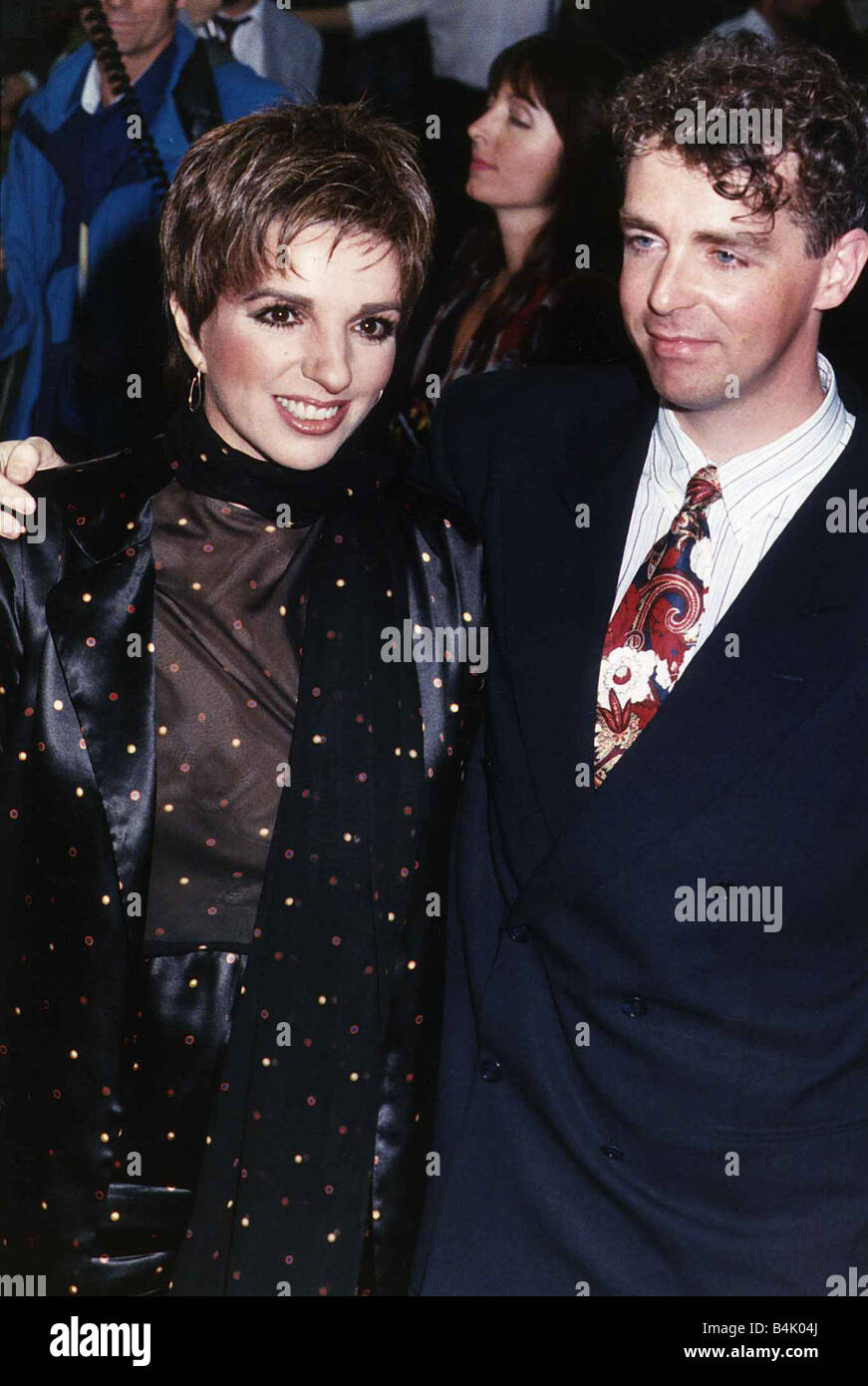 Liza Minnelli actress singer with Neil Tennant November 1989 Dbase ...