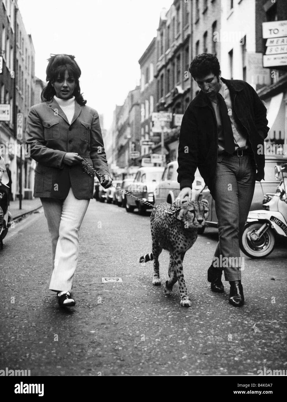 Tom Jones Singer with Actress Christine Spooner Stock Photo - Alamy