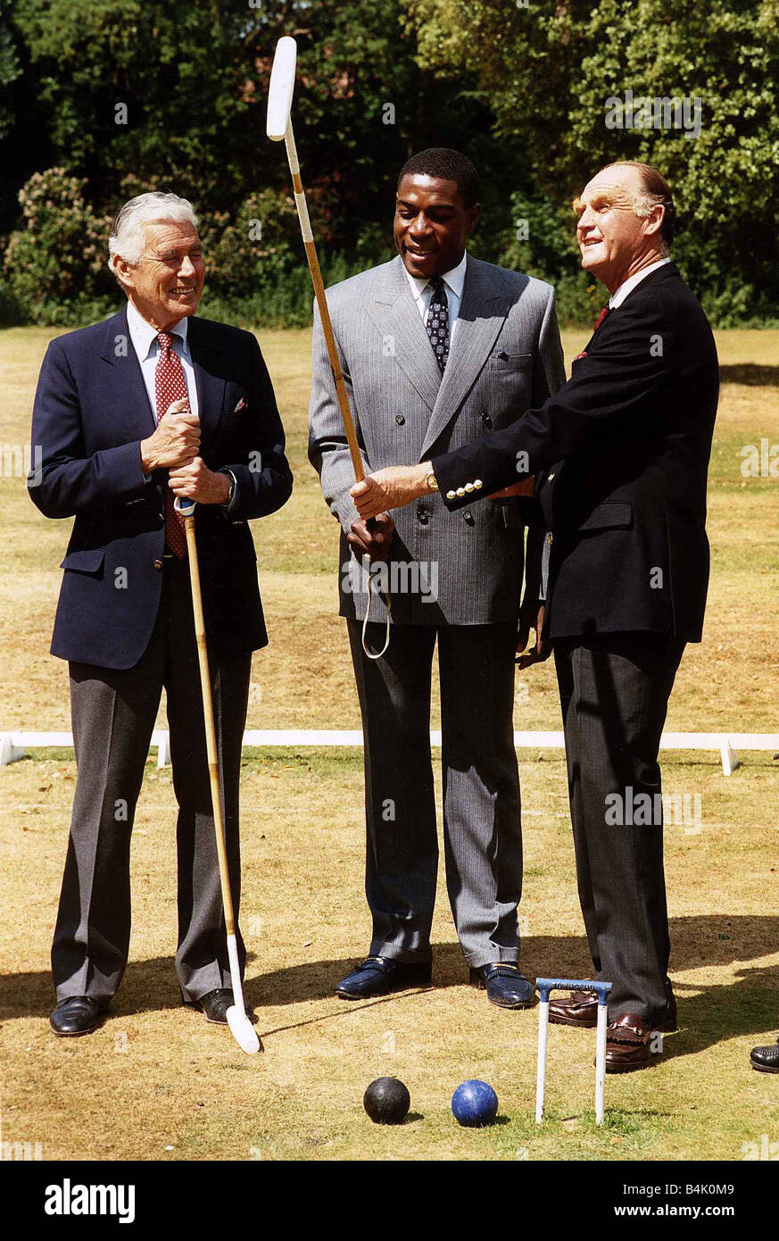 Frank Bruno Boxer learns how to play polo with Major Ron Ferguson and ...