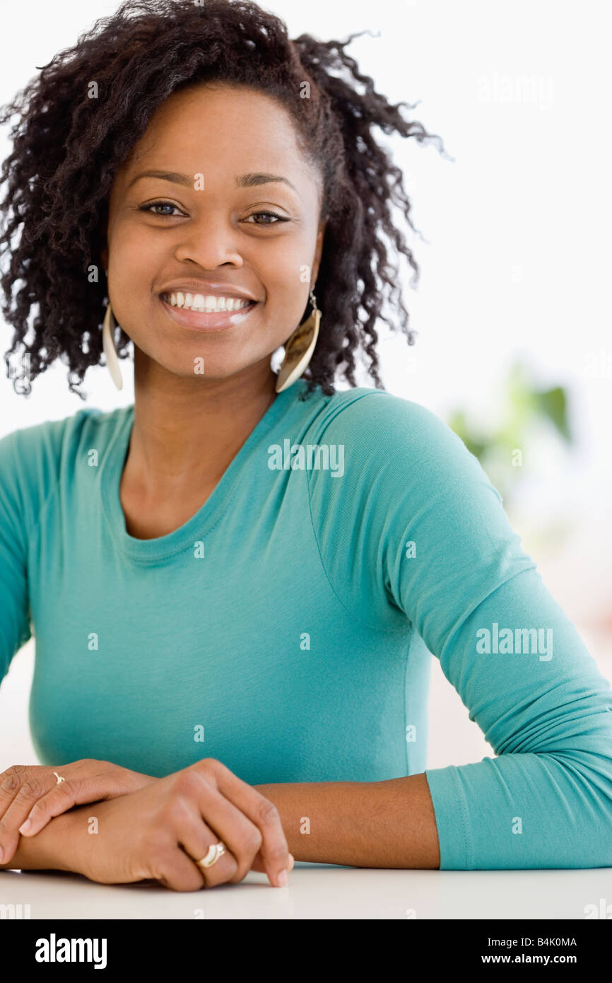 Portrait of African woman Stock Photo - Alamy
