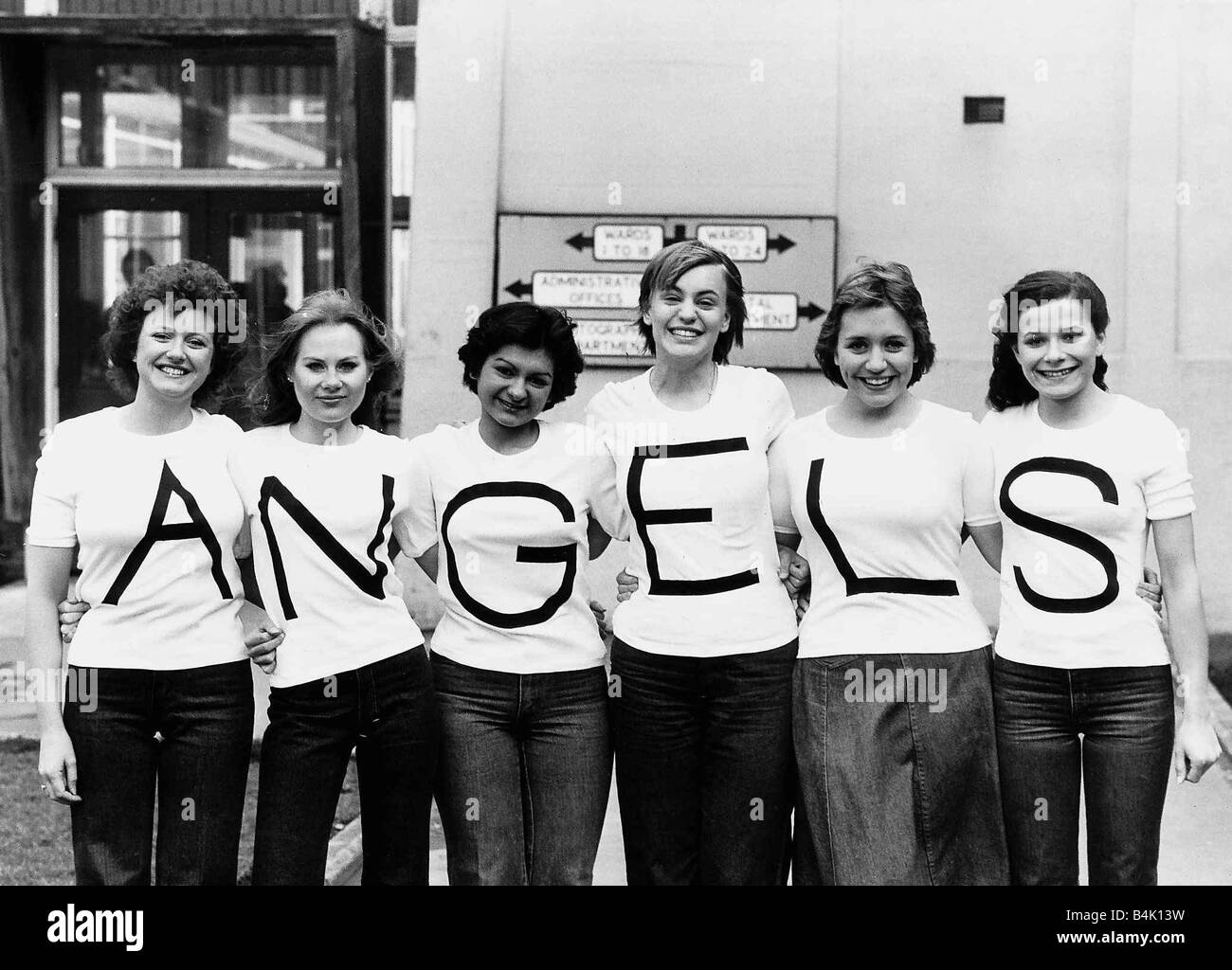 Angels TV Programme Cast March 1978 Carol Holmes Shirley Cheriton ...