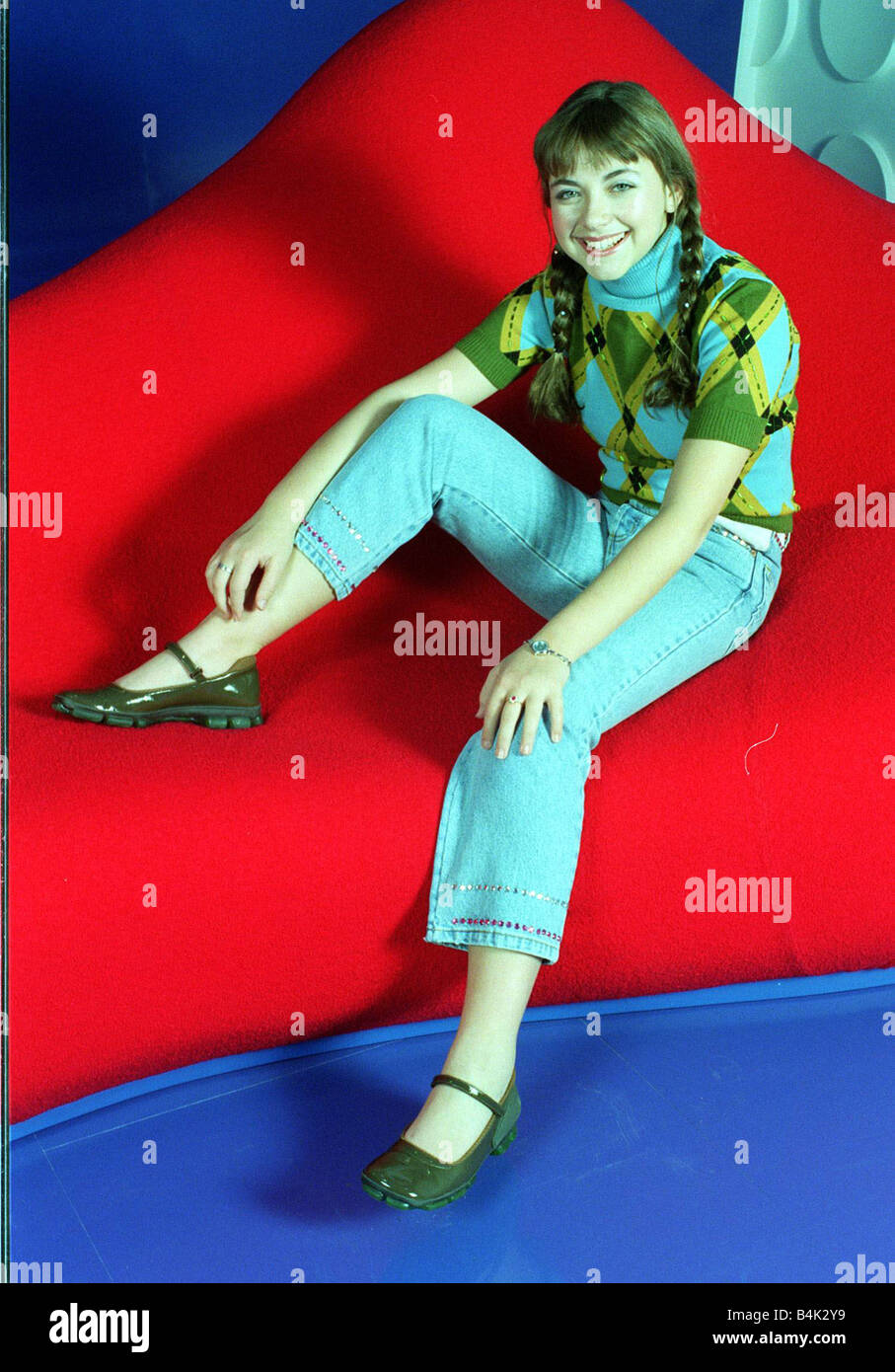 Charlotte Church Singer aged 13 years old November 1999 Stock Photo - Alamy