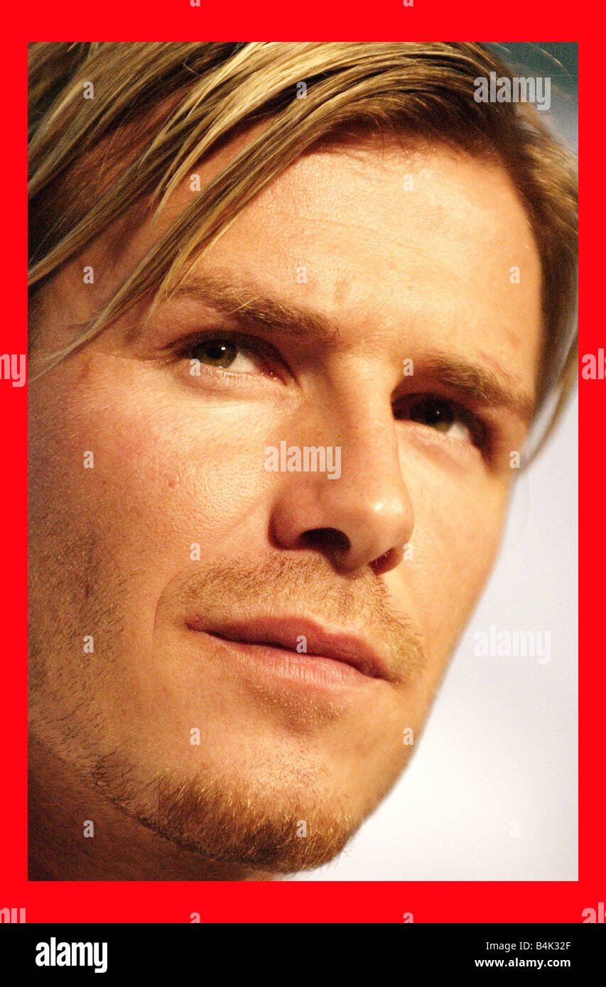 England Captain David Beckham in March 2003 Stock Photo - Alamy