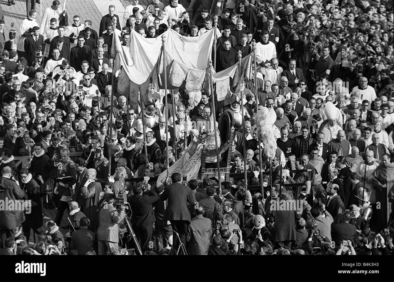 Bishops procession Black and White Stock Photos & Images - Alamy