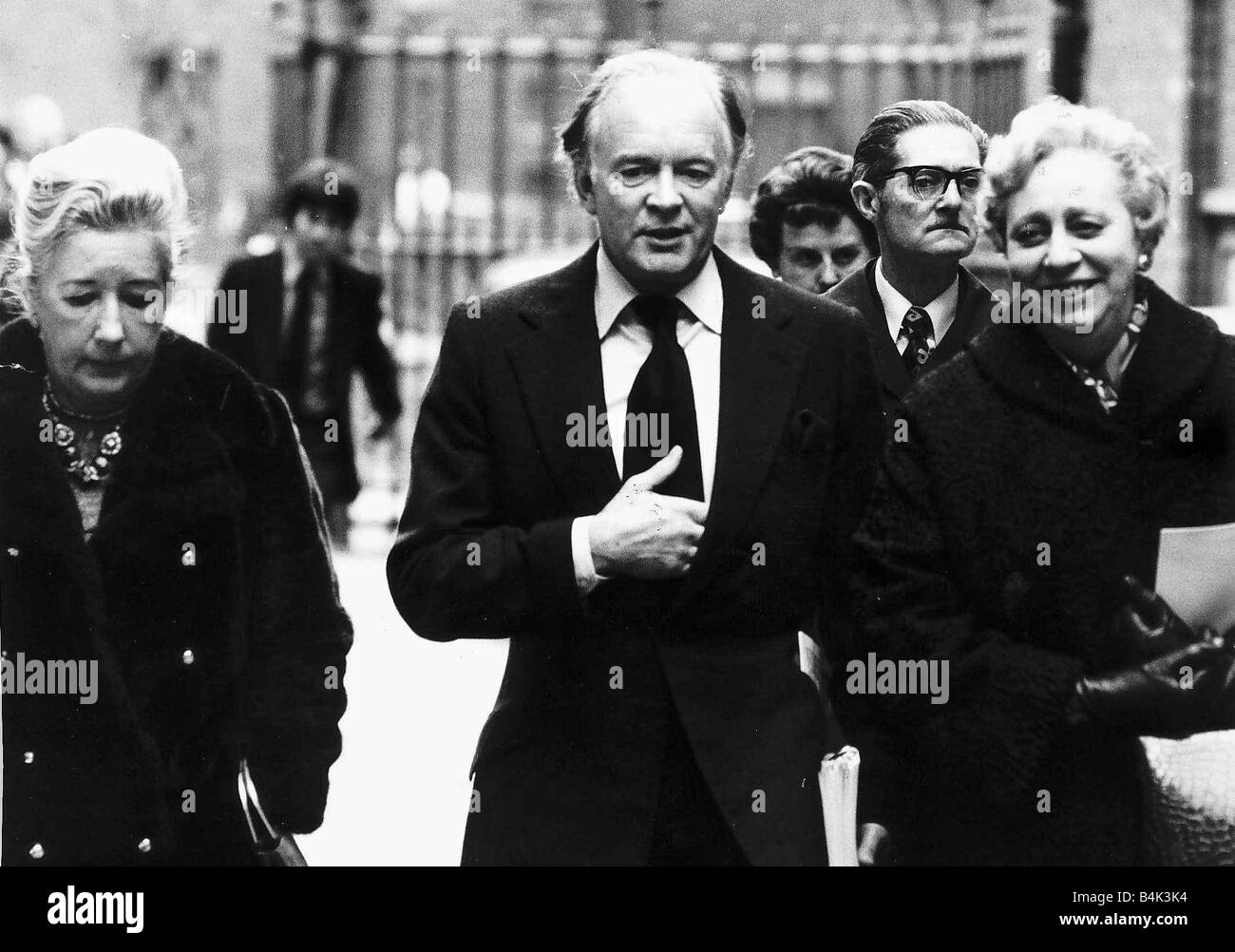 Tony Britton Actor attending the Peter Finch memorial service DBase ...