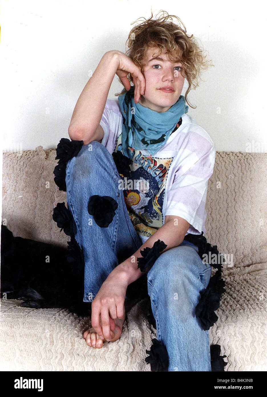 Emily Lloyd actress January 1989 dbase Stock Photo - Alamy