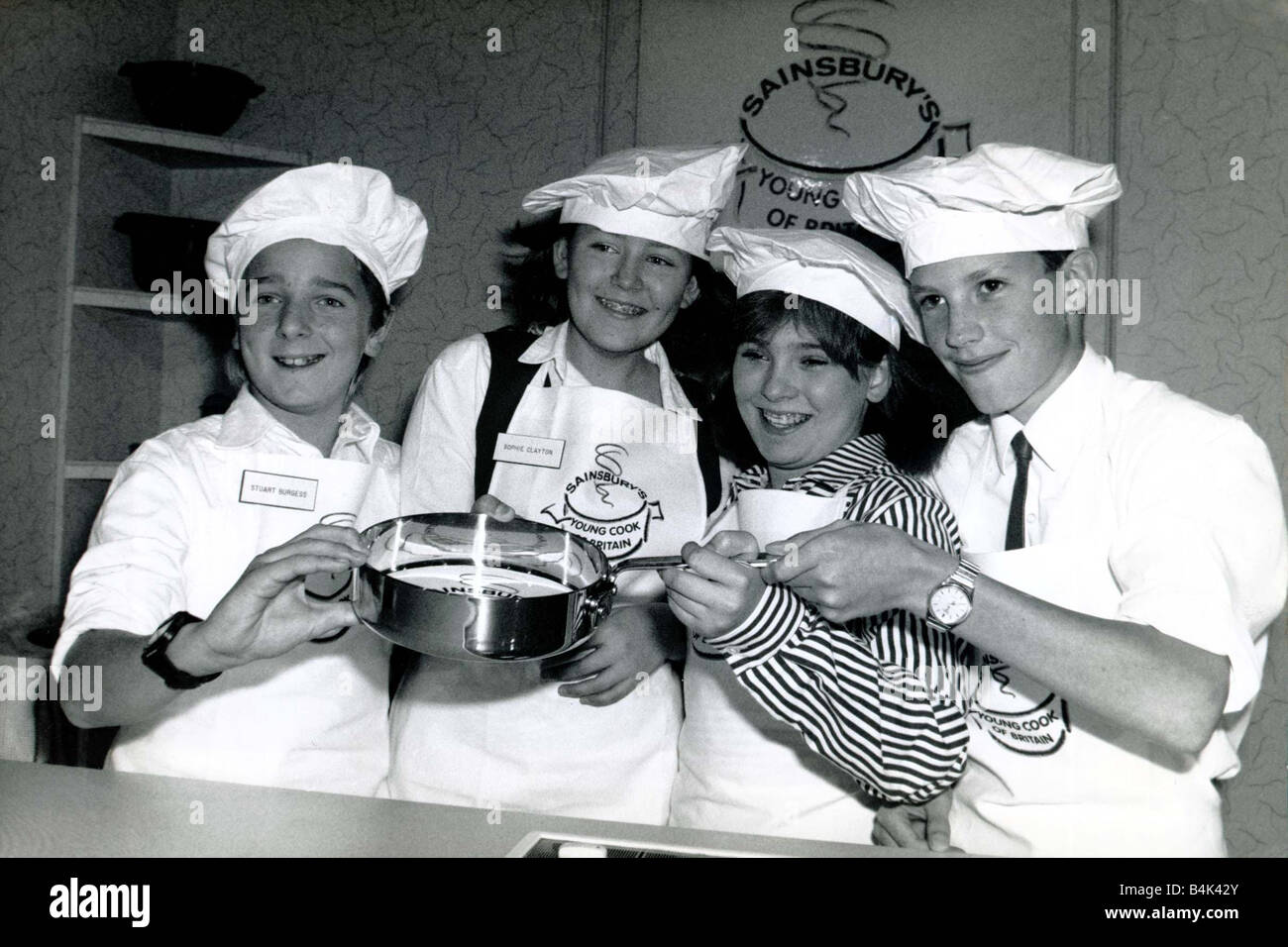 Four young cooks prepare and serve their own food ideas to four famous ...