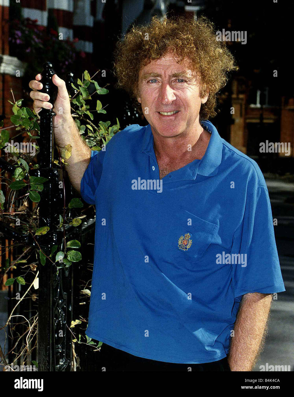 Gene Wilder actor in London August 1989 DBase Stock Photo - Alamy