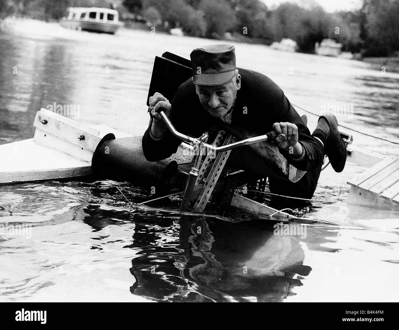 Inventions Patrick Thomas invents the Horizontal water bicycle May 1972 ...