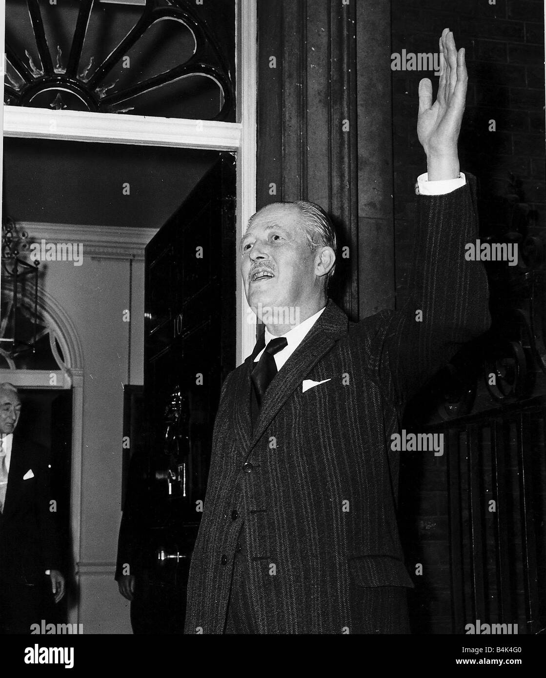 Harold MacMillan Prime Minister outside No10 Downing Street following ...