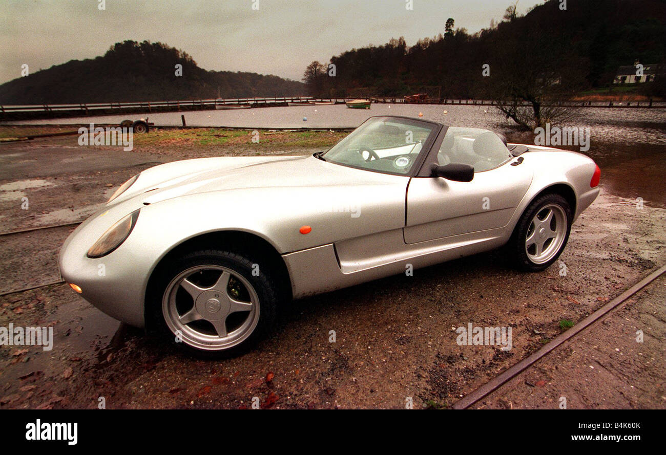 Caterham 21 sports car November 1997 Silver paintwork alloy wheels open ...