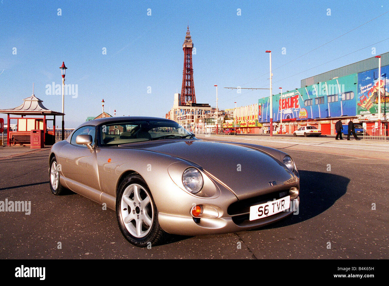 TVR car February 1999 Road Record TVR speed six in Blackpool Tower in ...